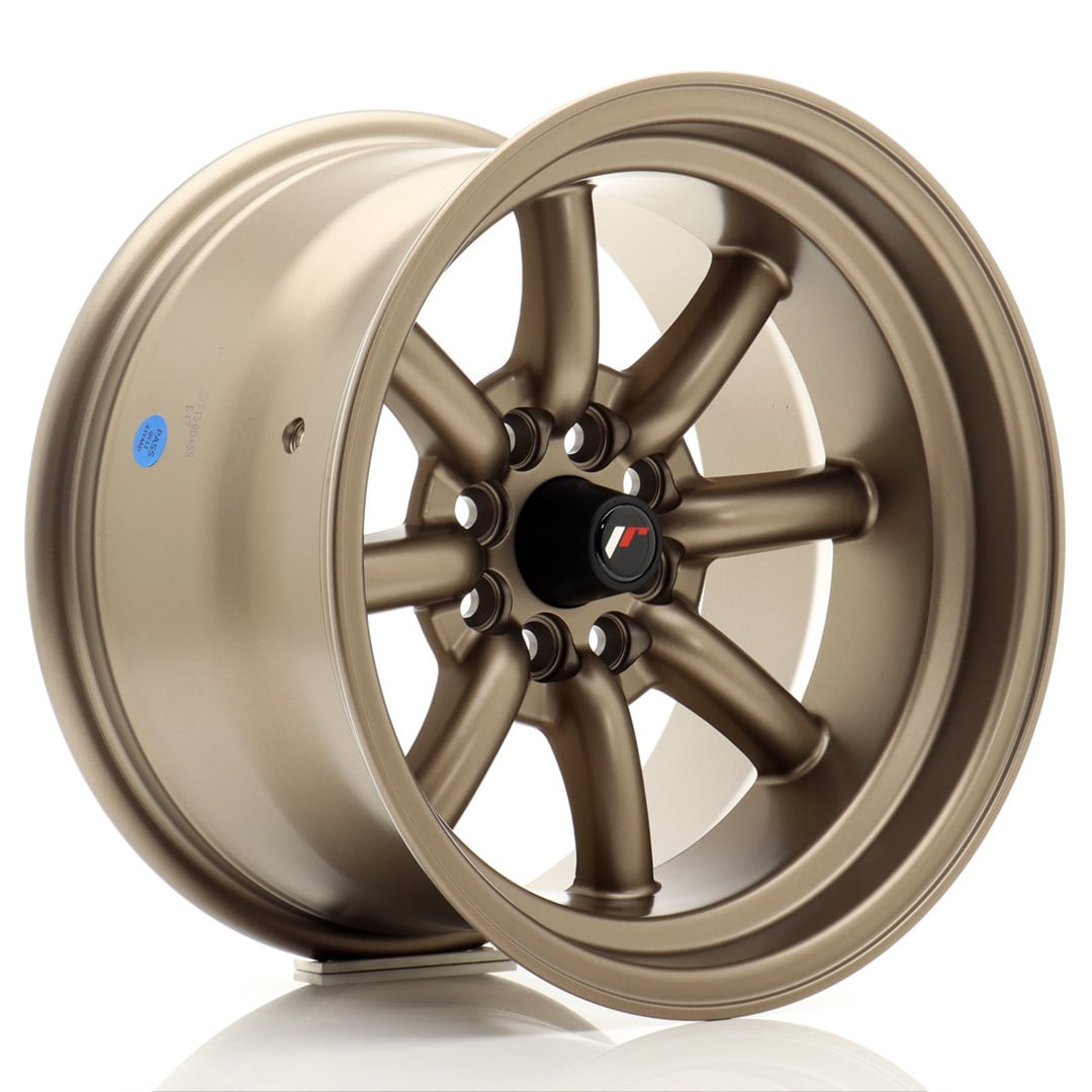 Japan Racing JR Wheels JR19 15" x 9J ET-13 4x100/4x114.3 Bronze - Auto ...