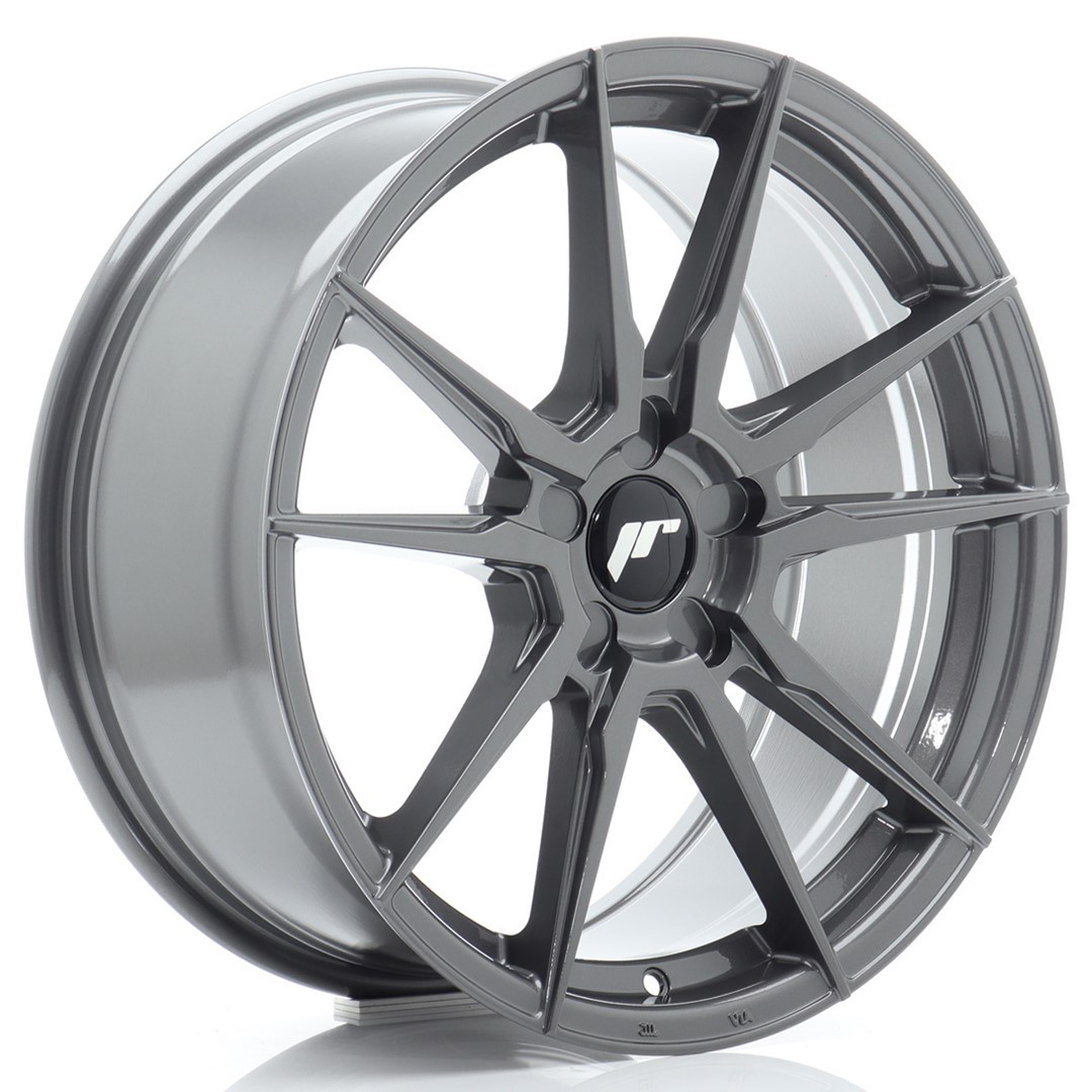 Japan Racing JR Wheels JR21 18" x 8J ET36 5x114.3 Hyper Gray - Auto Extreme