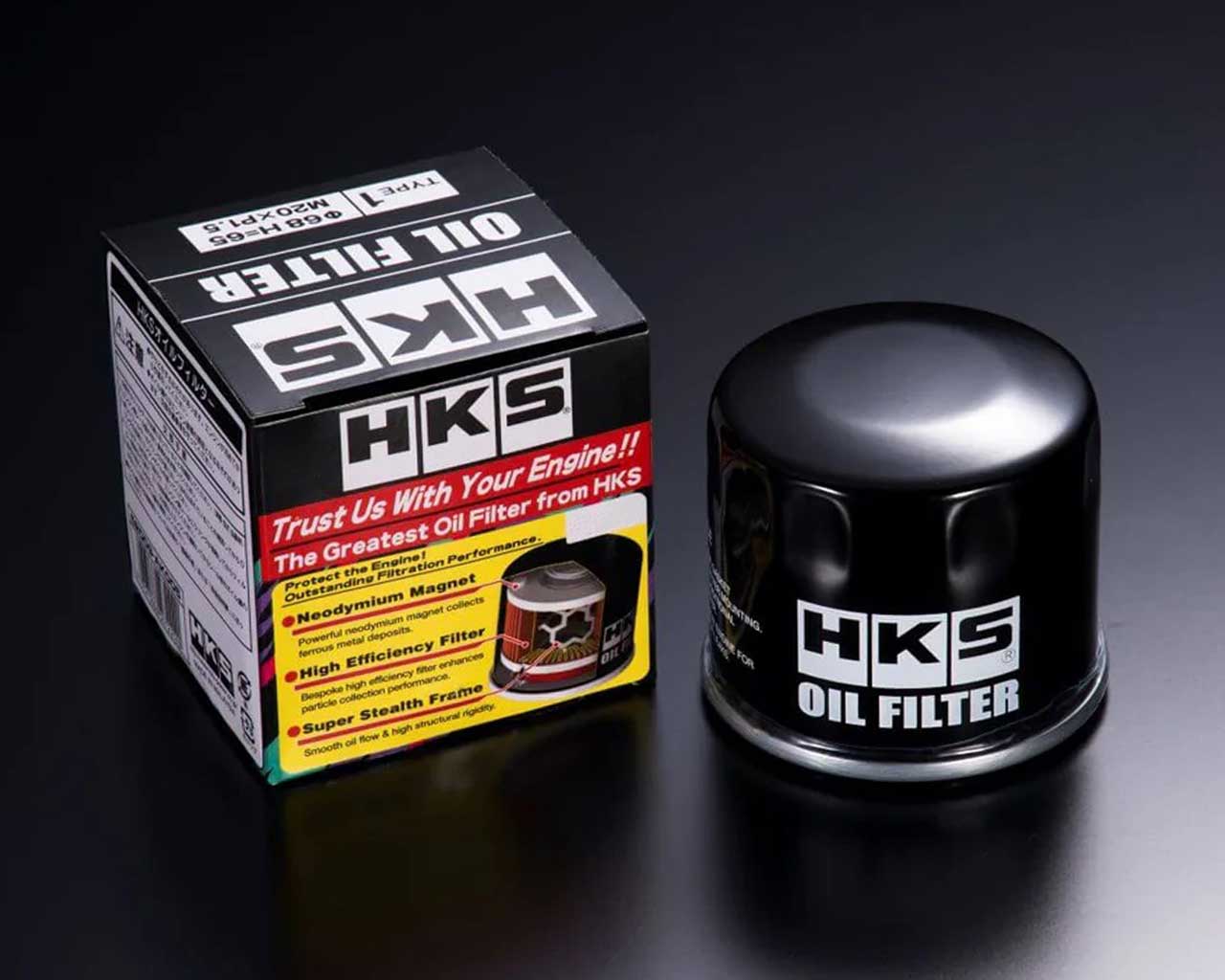 HKS Nissan RB25 / RB26 Oil Filter - UNF 3/4-16 - Auto Extreme