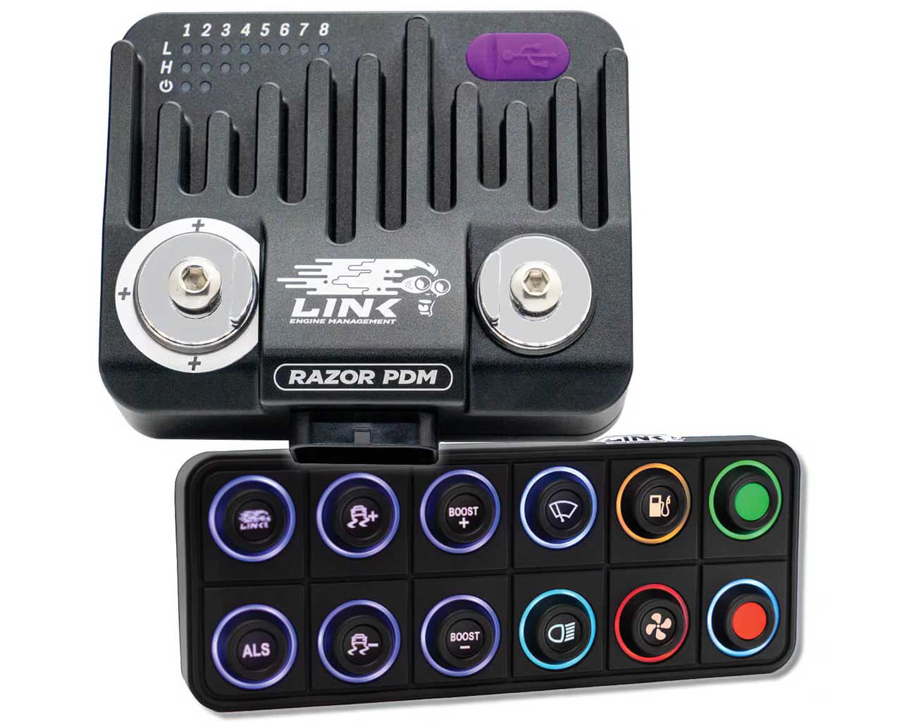 Link ECU Razor PDM Bundle - Razor PDM + 12 Button CAN Keypad - Auto Extreme